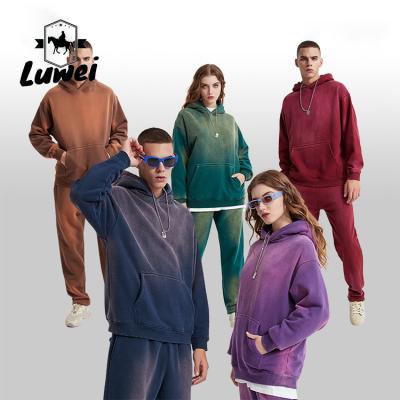 Cina Pull Over Cappuccio di cotone di peso pesante Magliette da copertura di grandi dimensioni Unisex in vendita