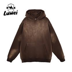 Cina Pull Over Cappuccio di cotone di peso pesante Magliette da copertura di grandi dimensioni Unisex in vendita