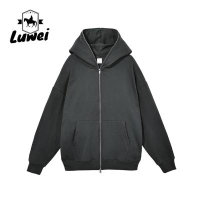 Cina Zip Up Cappuccino di cotone pesante tagliato invernale poliestere maschile maschile nero in vendita