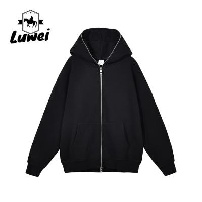 Cina Zip Up Cappuccino di cotone pesante tagliato invernale poliestere maschile maschile nero in vendita