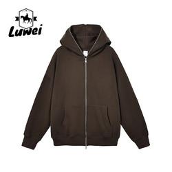 Cina Zip Up Cappuccino di cotone pesante tagliato invernale poliestere maschile maschile nero in vendita