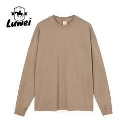 Cina Peso pesante Cappuccio in cotone a maglia Due toni Taglio cucito Crewneck Sweatshirt in vendita
