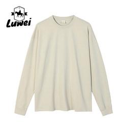 Cina Peso pesante Cappuccio in cotone a maglia Due toni Taglio cucito Crewneck Sweatshirt in vendita