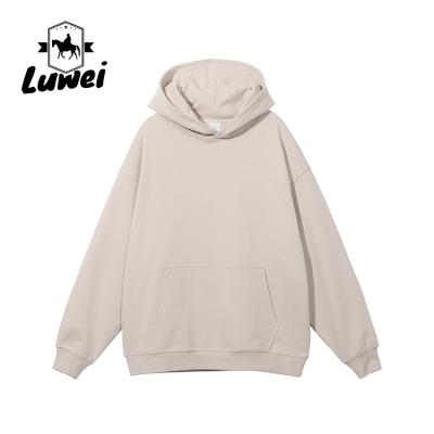 Cina Magliette colorate personalizzate Multi Color 100% cotone Slim Fit Multi Color Uomini Pullover Over Size Cappuccino con Logo in vendita