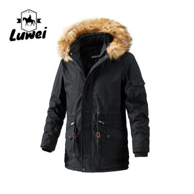 Cina Acqua resistente al caldo in inverno lunghe taglia più Utilità cotone uomo parka cappotto taglia più trench cappotti giacca con cappuccio in vendita