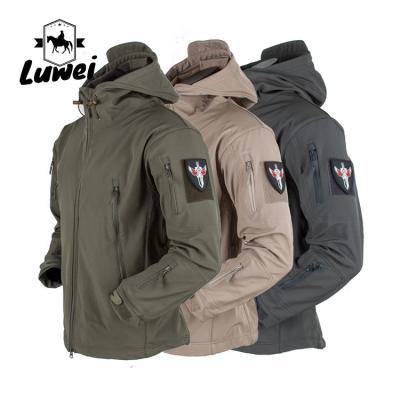 China Custom Logo Winter Kapuzen Zip Up Männliche Poly Warm Utility Chaqueta Giacca ein Vento Plain Long Coat Mäntel zu verkaufen