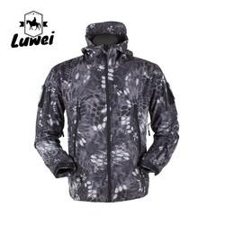 China Custom Logo Winter Kapuzen Zip Up Männliche Poly Warm Utility Chaqueta Giacca ein Vento Plain Long Coat Mäntel zu verkaufen