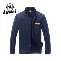 Cina Utilità Palto Abrigos De Hombre Uomo Edizione Slim Single Buckle Color Solid Giacca a colletto a manica lunga in vendita