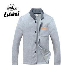 Cina Utilità Palto Abrigos De Hombre Uomo Edizione Slim Single Buckle Color Solid Giacca a colletto a manica lunga in vendita
