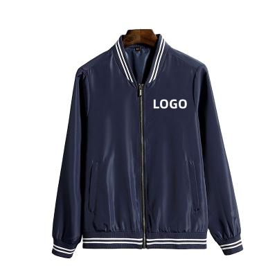 Cina Giacca da baseball all'ingrosso di fabbrica velocemente asciuga windbreaker personalizzato giacca da squadra uomo impermeabile giacche di taglia più in vendita