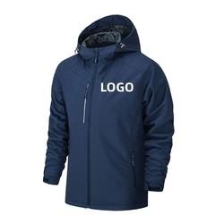 China Männerwanderung Atemberaubende Jacke Wasserdicht Leichtgewicht Windschutz Winddicht mit Kapuze Customized LOGO OEM Service zu verkaufen
