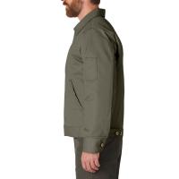 China Heavy Work Warm Down Jacket Hand Pockets Zip Up Front Durable Cotton Workwear for sale