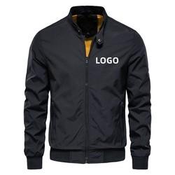 Cina Giubbotto casual da uomo Sport Colorato massiccio Giacca da uomo semplice Giacca da squadra per uomini in vendita