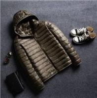 China Nylon Hooded Duck Feather Jacket Winter Bubble Puff Filled Down Jackets for sale