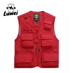 China Zomer Multiple Pockets Tactics Mesh Slim Utility Oversize Utility Outdoor Fishing Mannelijke jurk Te koop