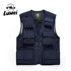 China Zomer Multiple Pockets Tactics Mesh Slim Utility Oversize Utility Outdoor Fishing Mannelijke jurk Te koop