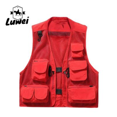 中国 ホットセール アウトドア 男性用 撮影用 カモフラージュ ユーティリティ メッシュ ウェスト マルチポケット 釣り メンズ レジャー メッシュ ウェスト 販売のため