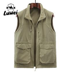 China Vestuário de alta qualidade Casual Larga Vestuário Utilitário Sem Manga Vestido de Inverno Mais Quente E Impermeável Para Homens à venda