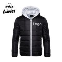 China Bubble Puffer Cotton Padded Jackets Zip Up Plus Size Softshell Winter Coat for sale