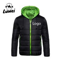 China Bubble Puffer Cotton Padded Jackets Zip Up Plus Size Softshell Winter Coat for sale