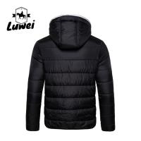 China Bubble Puffer Cotton Padded Jackets Zip Up Plus Size Softshell Winter Coat for sale