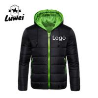 China Bubble Puffer Cotton Padded Jackets Zip Up Plus Size Softshell Winter Coat for sale
