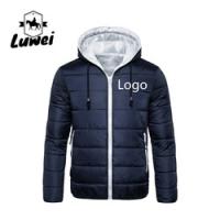 China Bubble Puffer Cotton Padded Jackets Zip Up Plus Size Softshell Winter Coat for sale