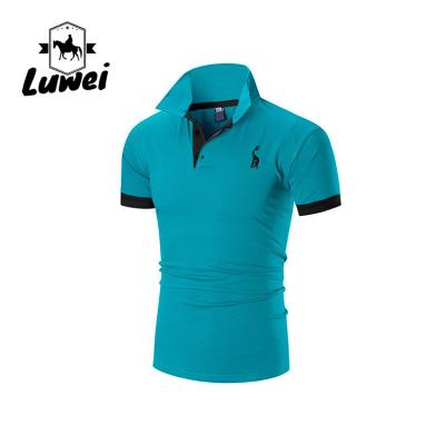 Cina Slim Fit 100 Camicie da polo in cotone asciugatura rapida manica corta in vendita