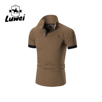 Cina Slim Fit 100 Camicie da polo in cotone asciugatura rapida manica corta in vendita