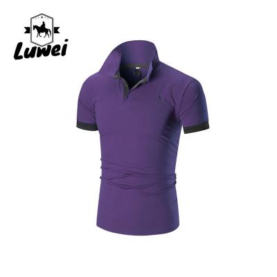 Cina Slim Fit 100 Camicie da polo in cotone asciugatura rapida manica corta in vendita