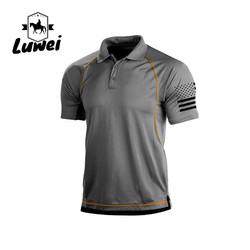 Cina T-shirt da ufficio in cotone a manica corta in vendita