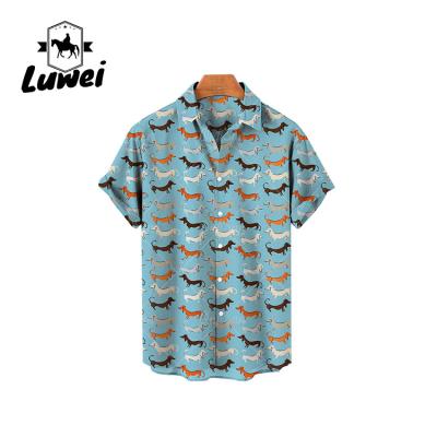 Cina Uomini di lavoro casual camicia slim fit anti piling abbigliamento di primavera adulto in vendita