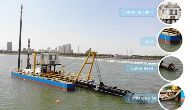 18 Inch Power 1233kw Full Hydraulic System River Dredger for Lake/River