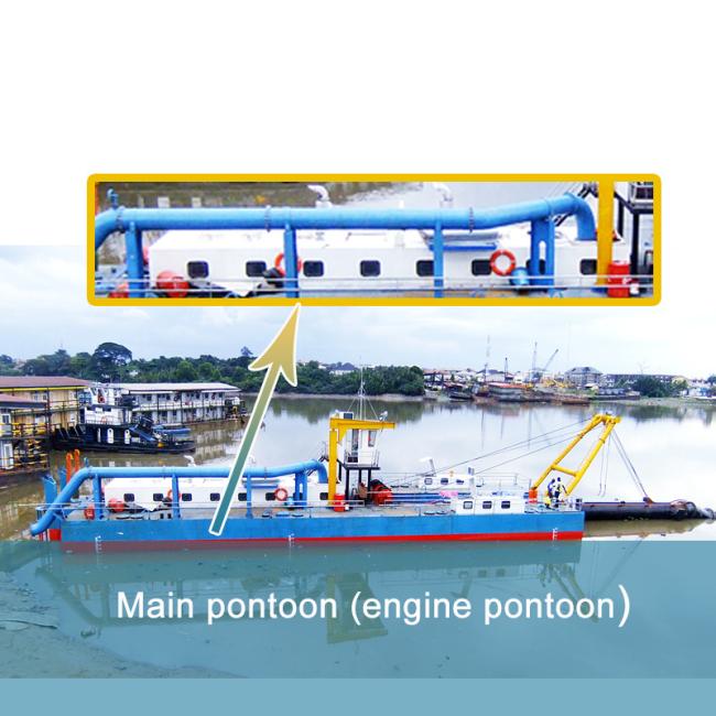 18 Inch Power 1233kw Full Hydraulic System River Dredger for Lake/River
