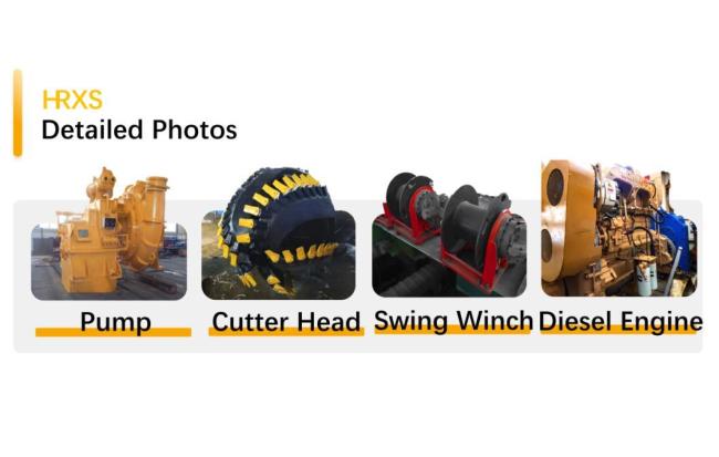 Hydraulic System 26 Inch 6000m3 Water Flow Cutter Suction Sand Dredger for Sand Dredger