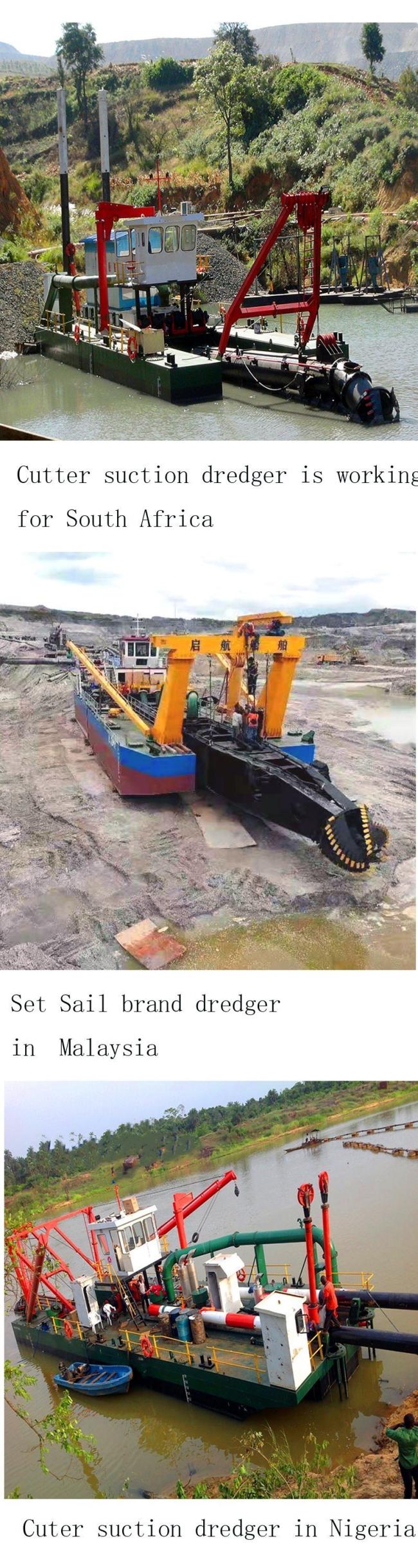 Customized 20inch Draulic Cutter Suction Dredger Used in River