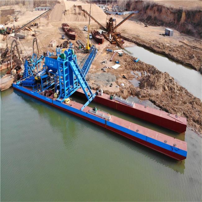Chain Bucket River Gold Dredger Used for Iron Powder