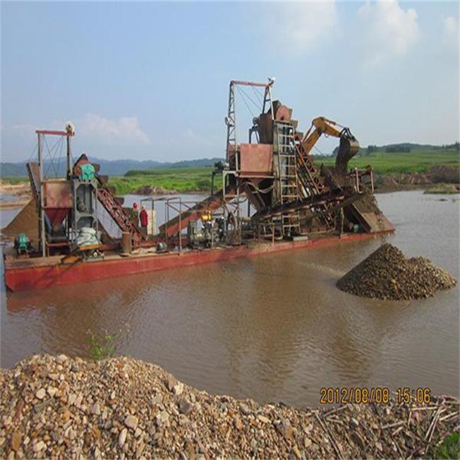 Chain Bucket River Gold Dredger Used for Iron Powder
