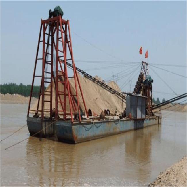 River Mining Dredger with Chain Bucket for Lake Gold Diamond