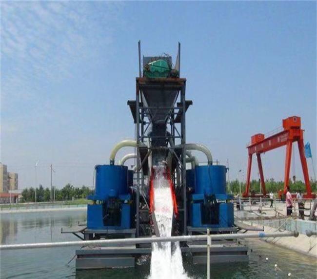 Hydraulic Control Chain Bucket Gold Dredger Used in River