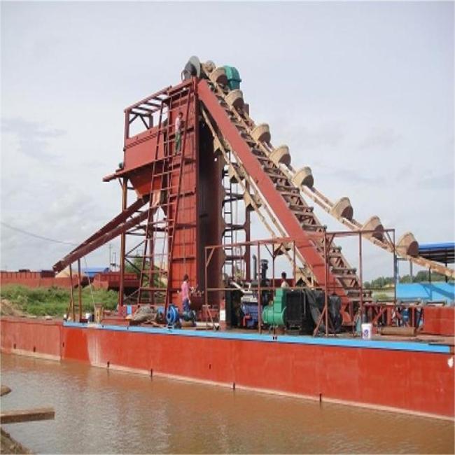 Diesle Engine Power Hydraulic Winch Control River Gold Dredger