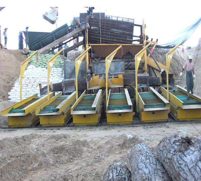 Land Mining Gold and Diamond Machinery with Jigger