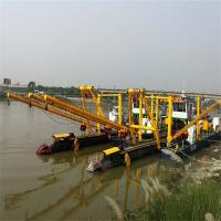 China Maximum Dredging Depth 13m Diesel Engine 16 Inch River Sand Dredger with Hydraulic System for sale