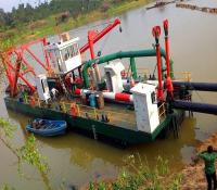 China 400m3/H Solid Capacity 14 Inch Cutter Suction Dredger for River Sand Mud for sale