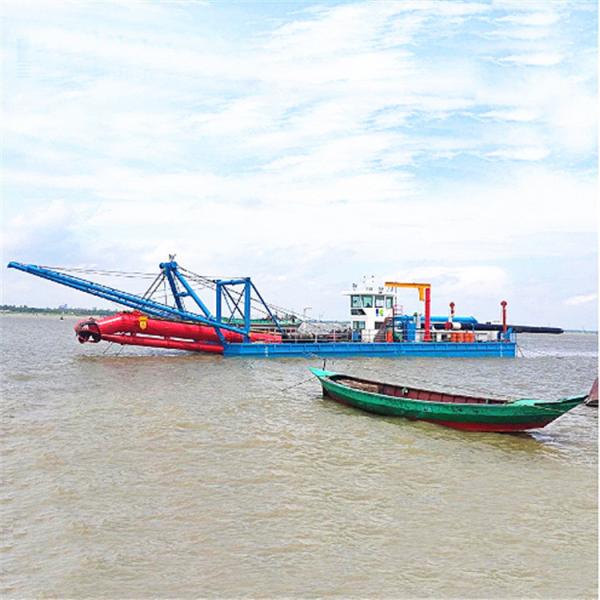 Quality Engine Power 750kw Solid Capacity 1050m3 Fuel Tank 53t Sand Suction Dredger for sale