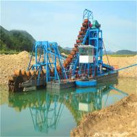 China Diesle Engine Power Hydraulic Winch Control River Gold Dredger for sale
