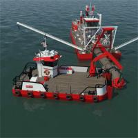 China Multi Function Service Working Boat with Diesel Engine Power for sale