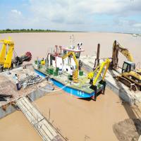 China Double Propeller Service Working Boat for Cutter Suction Dredger for sale