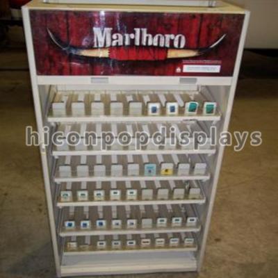 China Free Standing Retail Merchandise Displays Waterproof With Spring Pusher for sale