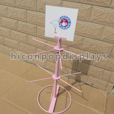 China Metal Wire Table Top Retail Hanging Display Shelf For Kids Toys for sale